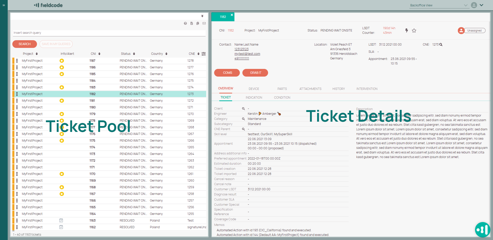What are views? – Fieldcode Manual