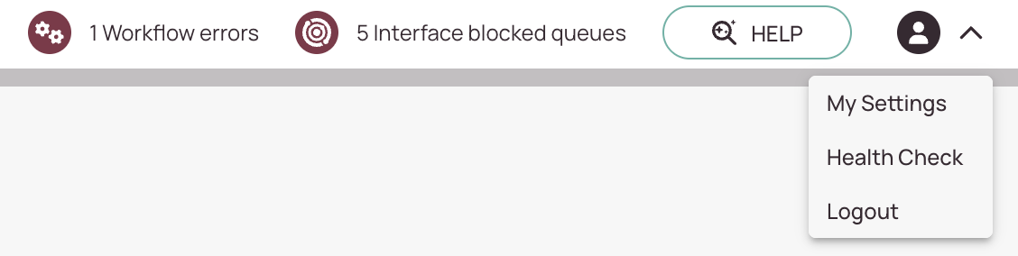 Admin panel header – Fieldcode Manual