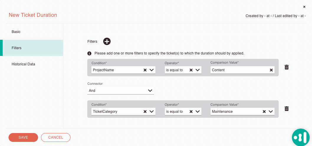 Ticket Durations Settings – Fieldcode Manual
