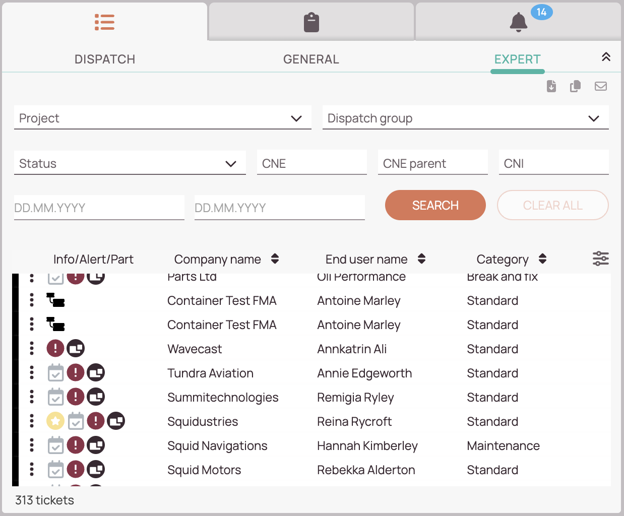 Expert Tab Explained – Fieldcode Manual