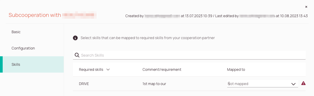Cooperation Partner Settings – Fieldcode Manual