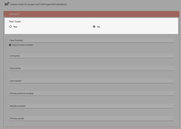 Create Test Tickets – Fieldcode Manual