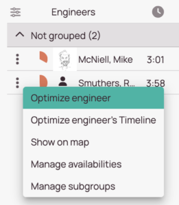 Optimize Engineer – Fieldcode Manual