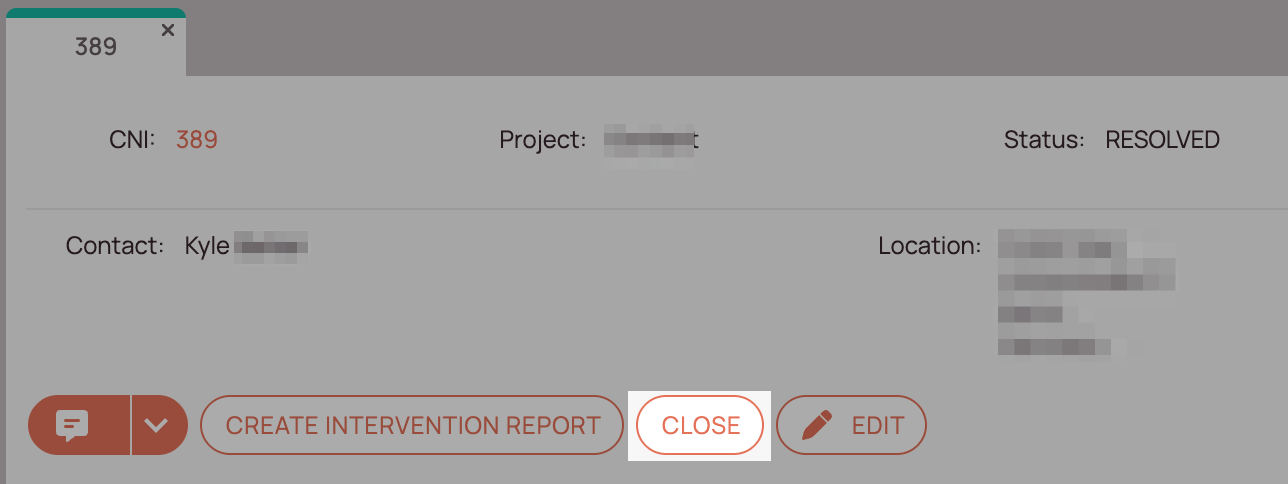 Close Tickets – Fieldcode Manual